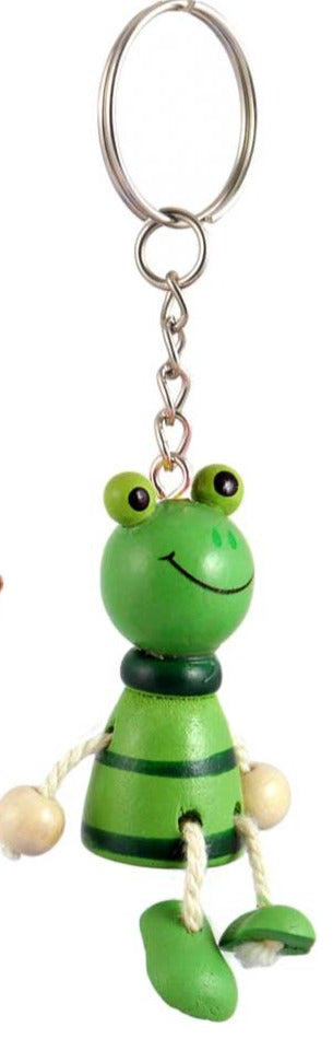 Wooden Frog Keyring – Mini Senses
