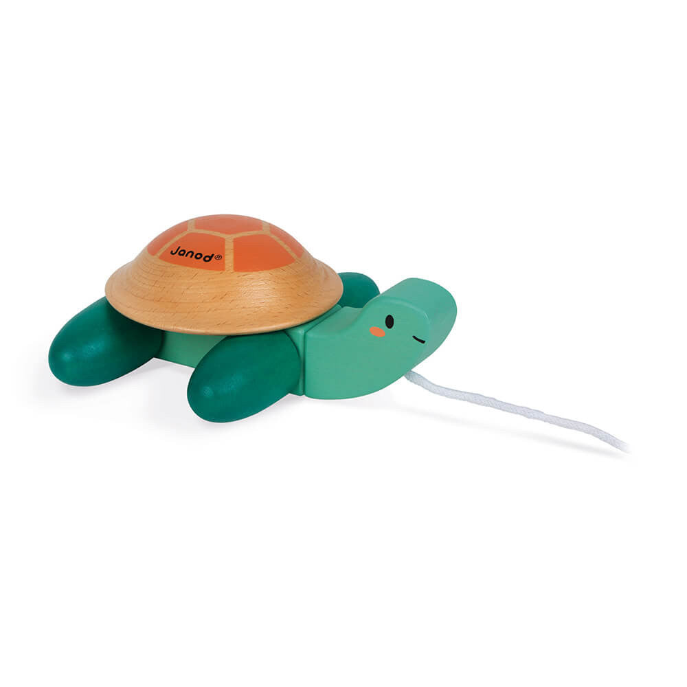 Wooden Pull Along Turtle – Mini Senses